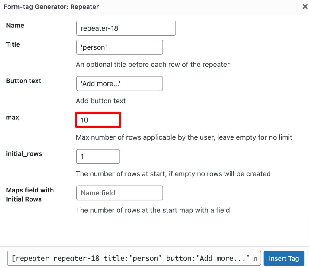 Document - Contact Form 7 Repeater Fields - Super Add-ons Document - Contact Form 7 Repeater Fields - Super Add-ons