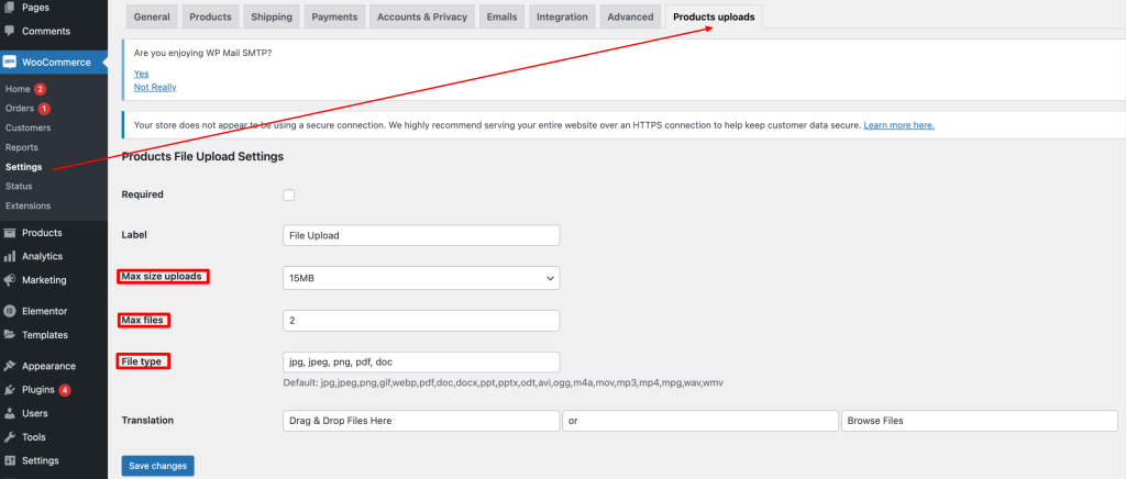 Document - File Upload for WooCommerce Product Page - Yee Add-ons