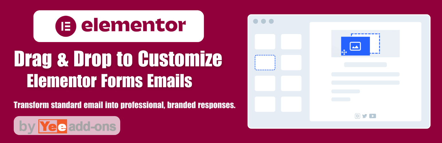Email Customizer for Elementor Forms Pro - Yee Add-ons